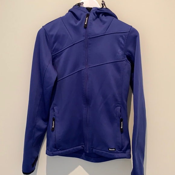 Bench | Jackets & Coats | Bench Size Medium Blue Zip Up Hoodie Jacket ...